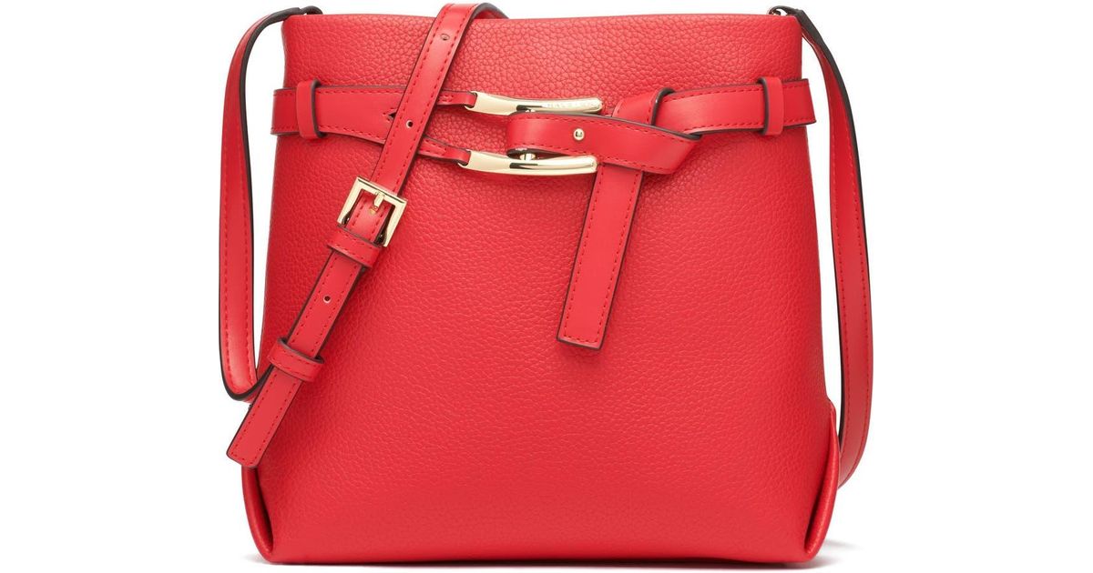 Halston Tasha Crossbody Bag in Red | Lyst