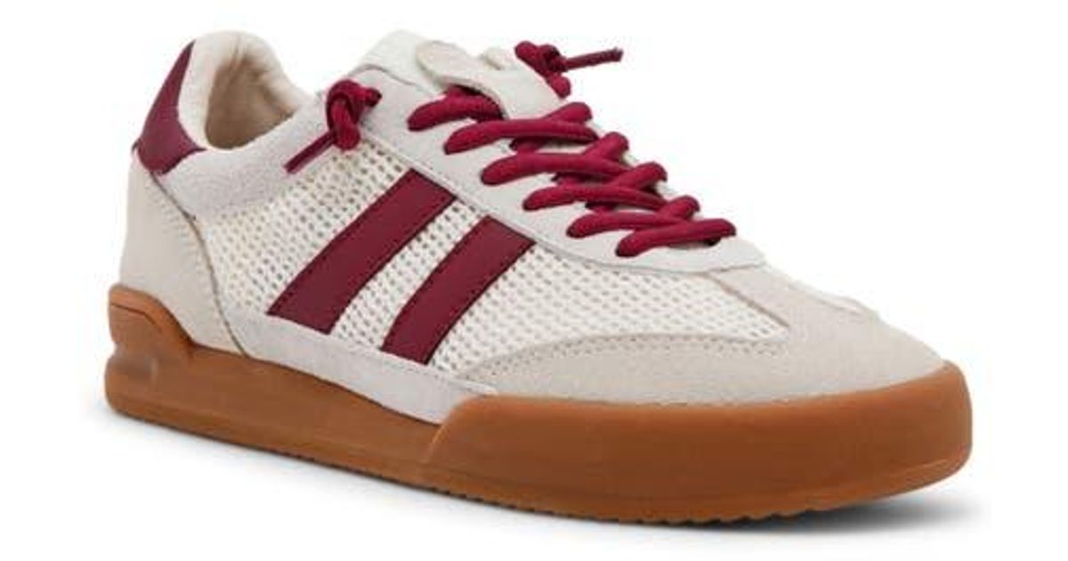 Steve Madden Verdict Mesh Sneaker in Red | Lyst