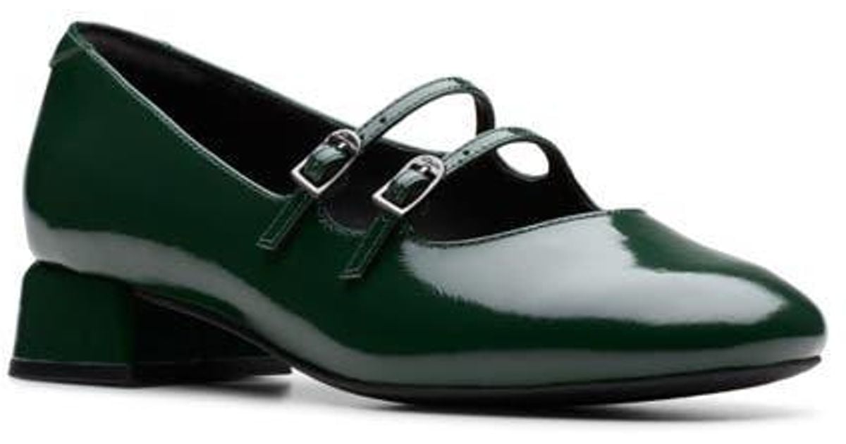 Clarks Daiss Shine Mary Jane Pump in Green | Lyst