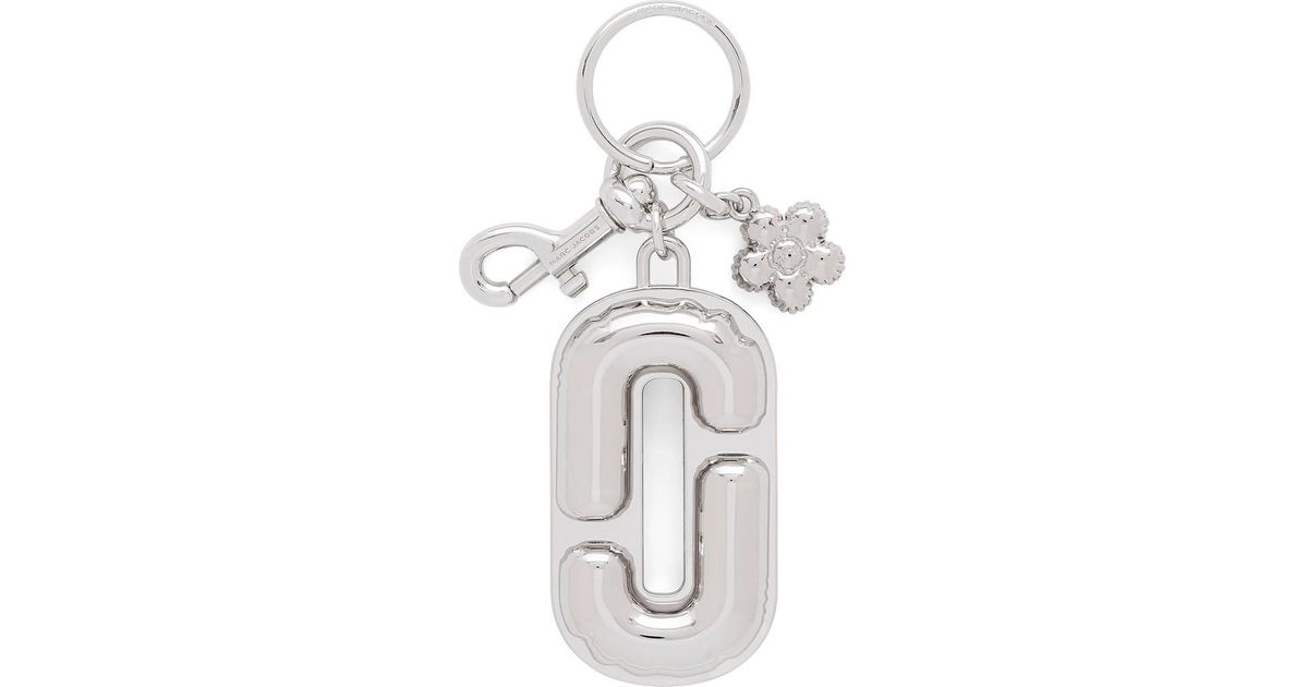 Marc Jacobs The J Marc Balloon Bag Charm in White | Lyst