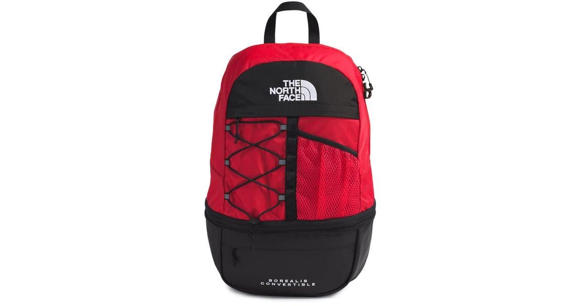 The North Face Borealis Convertible Backpack in Red for Men | Lyst