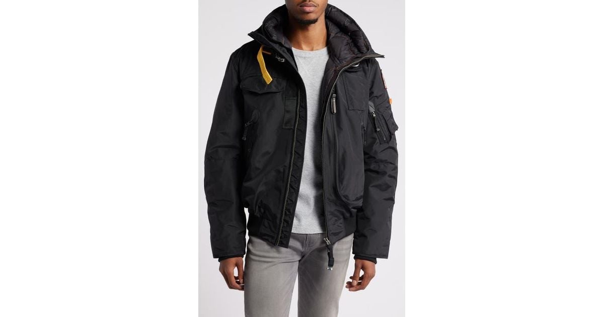 Parajumpers Gobi Hooded Bomber Jacket With Removable Down Liner in ...