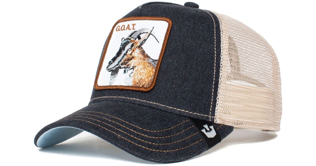 Goorin Bros G. O.a. T. Patch Trucker Hat in Blue for Men | Lyst