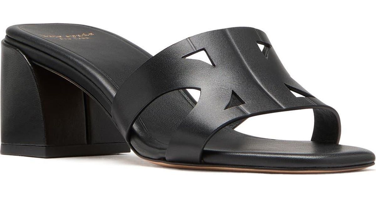 Kate Spade Duo Slide Sandal in Black | Lyst