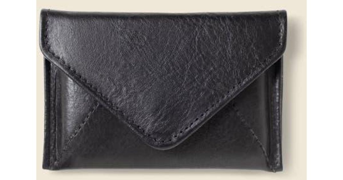 Casupo Mini Envelope Wallet With Rfid Protection in Black | Lyst