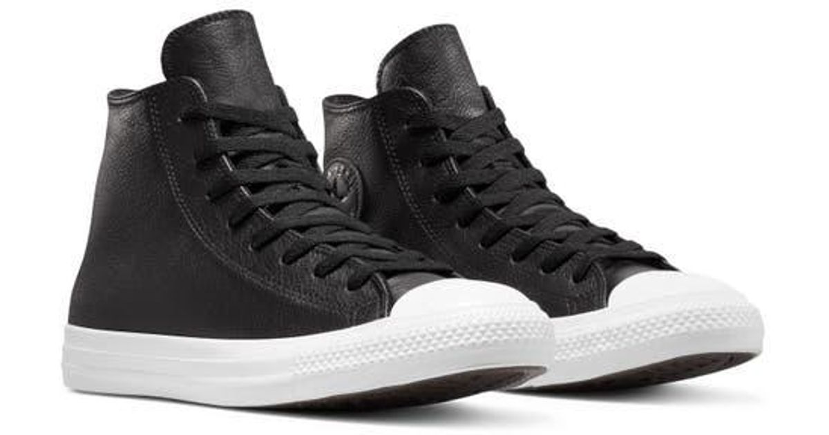 Converse Chuck Taylor All Star Water Repellent Leather High Top Sneaker ...