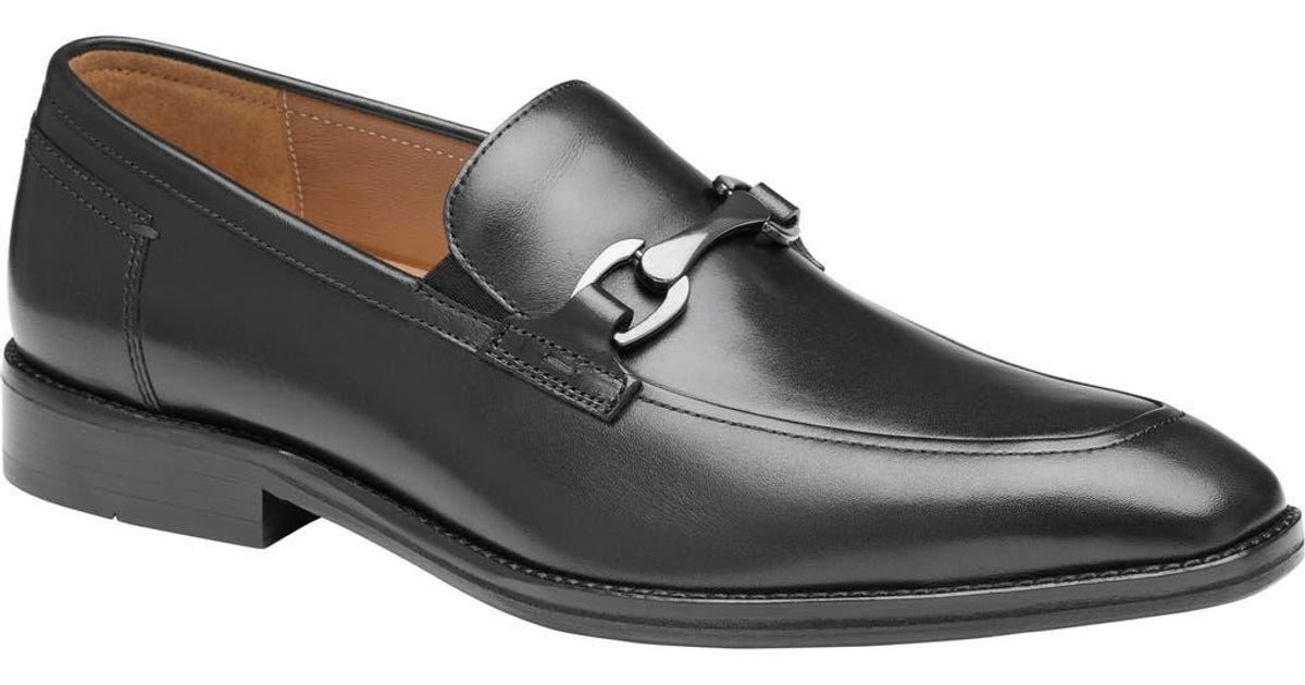 Johnston & Murphy Hedley Bit Loafer in Black for Men | Lyst