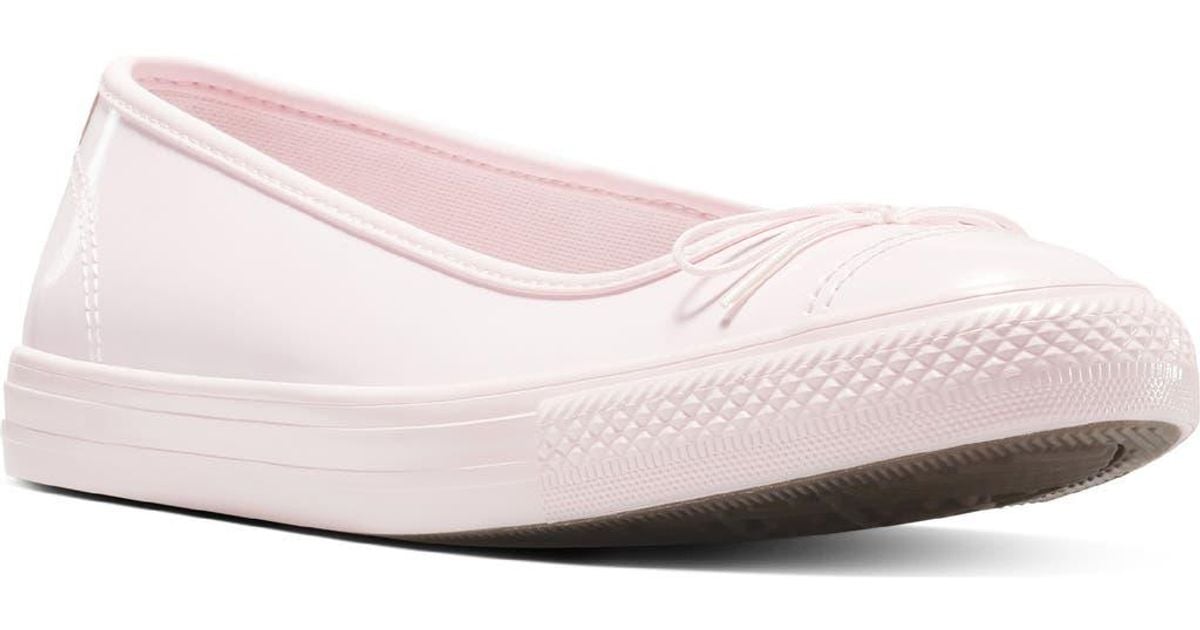 Converse Chuck Taylor All Star Dainty Ballerina Patent Leather Flat in ...