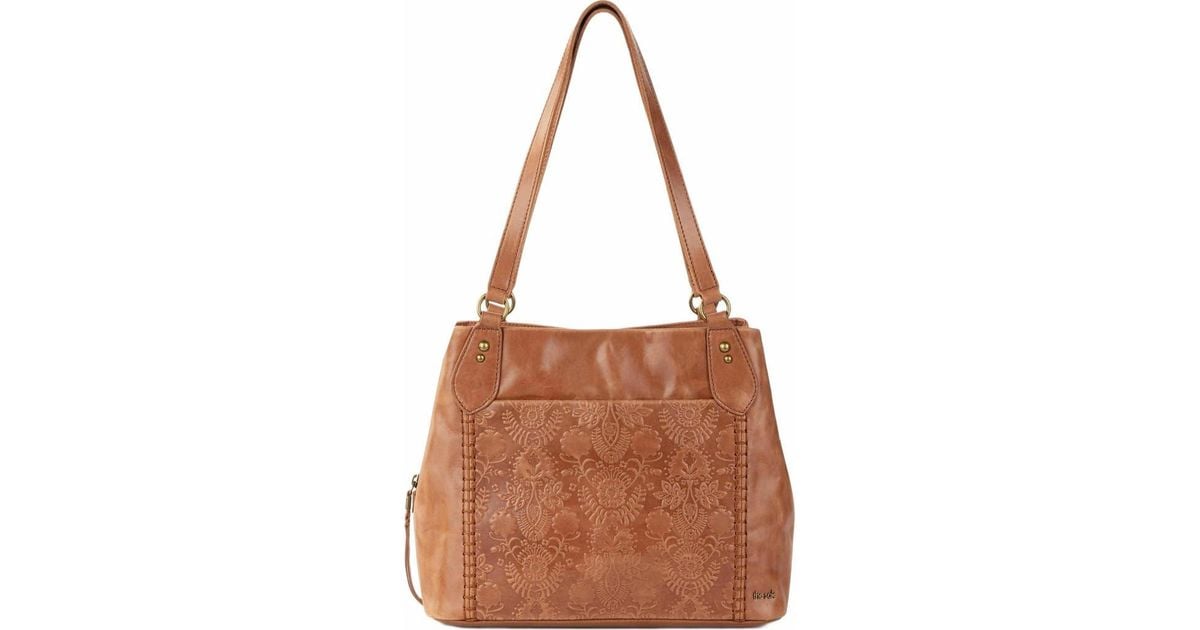 The Sak Melrose Satchel Bag in Brown | Lyst