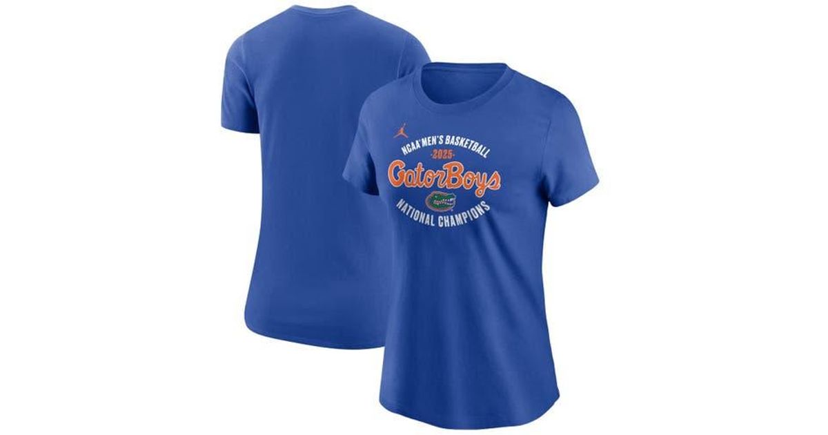 Nike Florida Gators 2025 Ncaa Basketball National Champions Gatorboys T ...