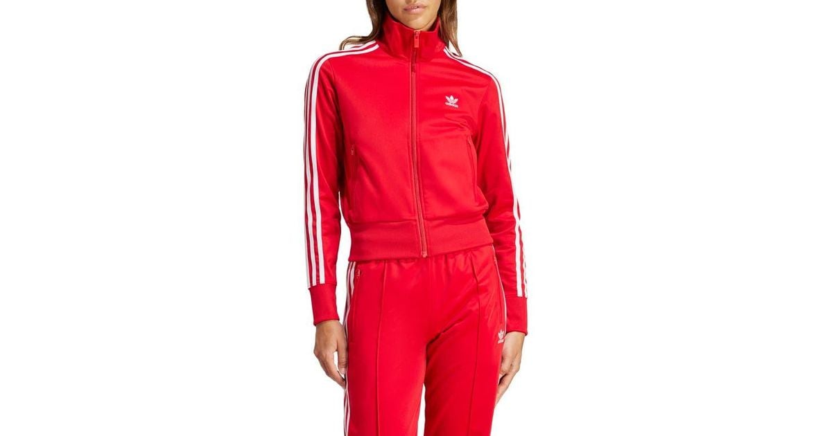 adidas Originals Adicolor Classics Sst Track Jacket in Red | Lyst