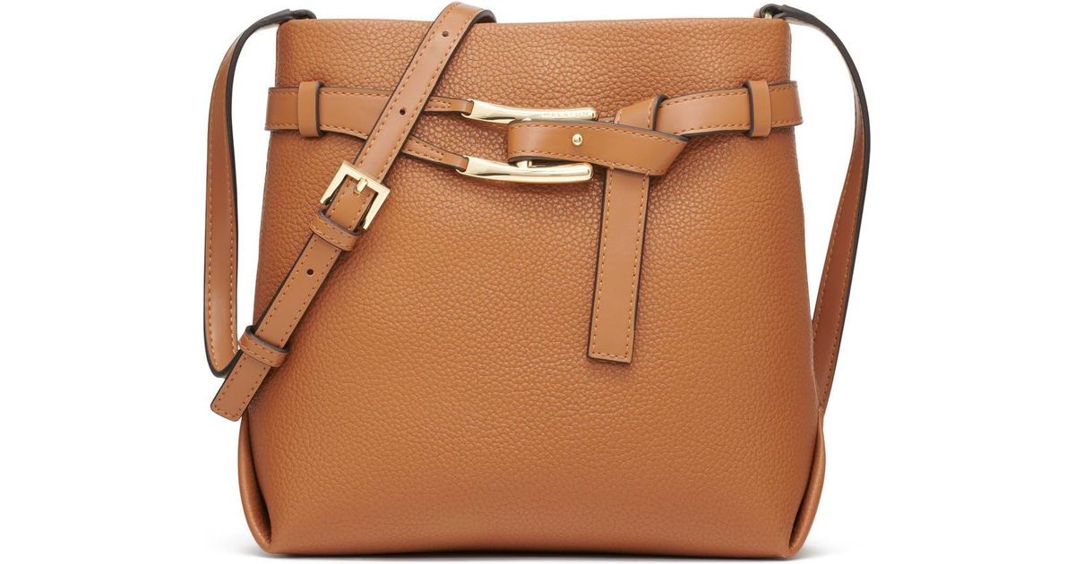 Halston Tasha Crossbody Bag in Brown | Lyst