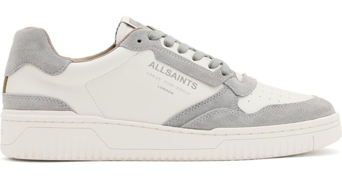 AllSaints Regan Low Top Sneaker in Gray for Men | Lyst