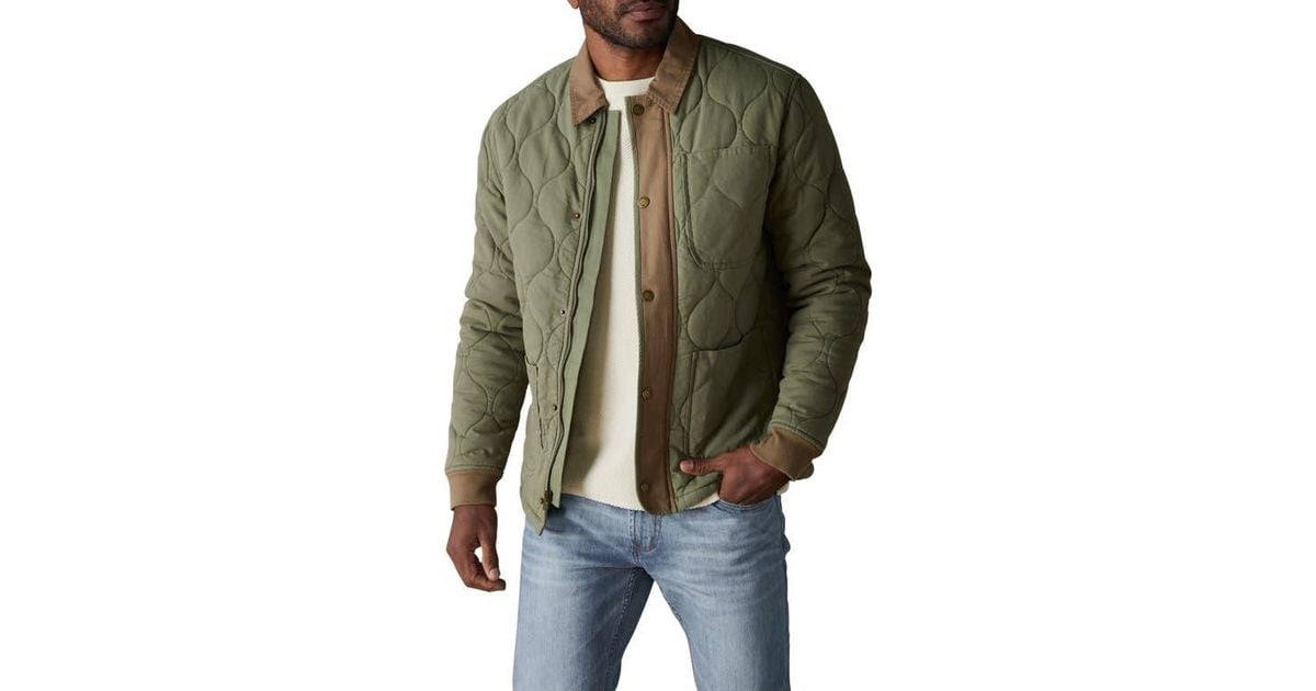 The Normal Brand James Quilted Canvas Liner Jacket for Men | Lyst