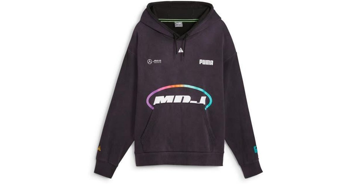 PUMA Mad Dog Jones X Mercedes-Amg F1 Hoodie in Black for Men | Lyst