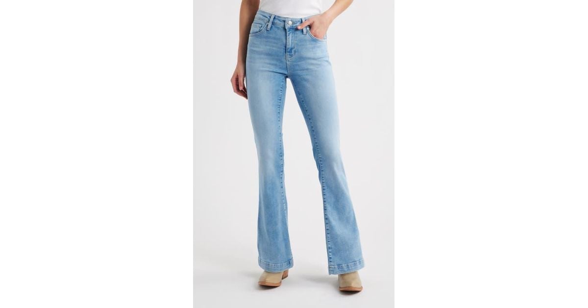 Mavi Sydney Stretch Flare Jeans in Blue | Lyst