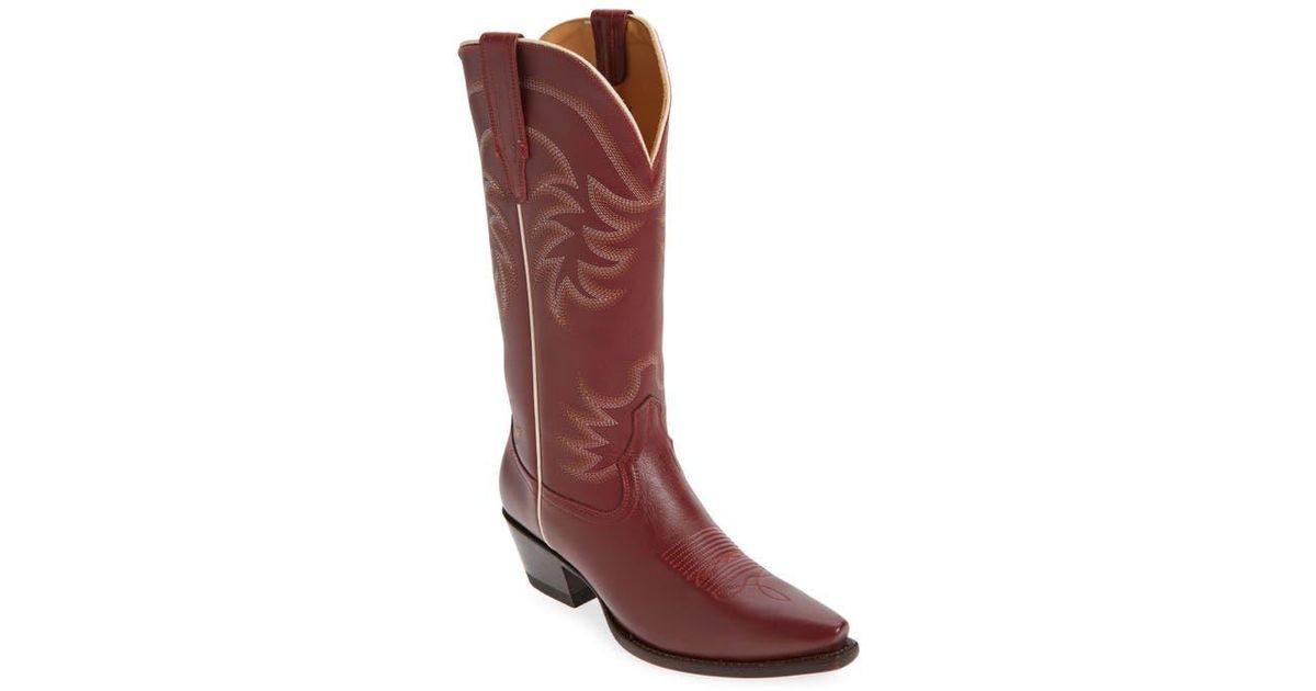 Tecovas The Annie Western Boot in Red | Lyst