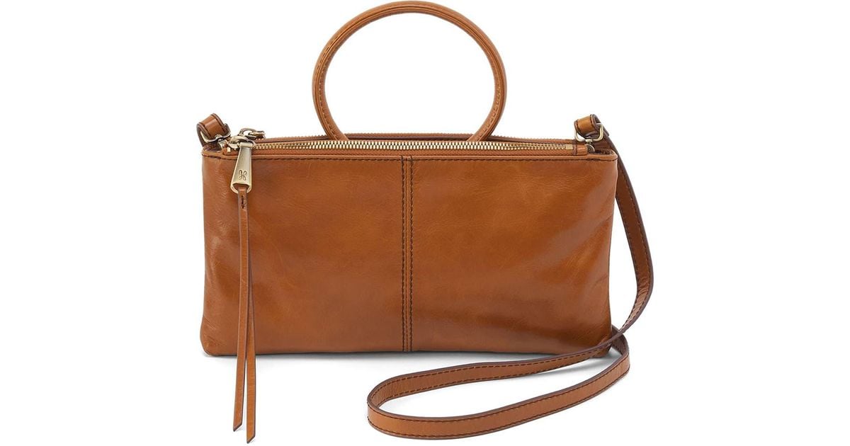 Hobo International Sable Leather Crossbody Bag in Brown | Lyst