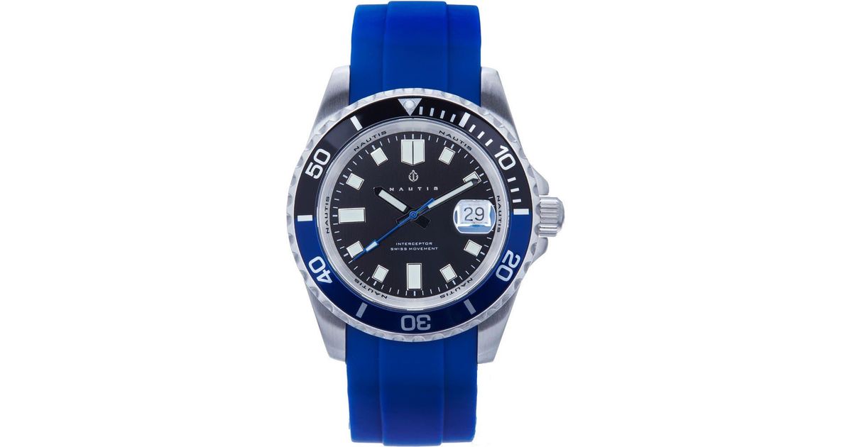 Nautis Interceptor Box Set With Interchangable Bands And Date Display ...