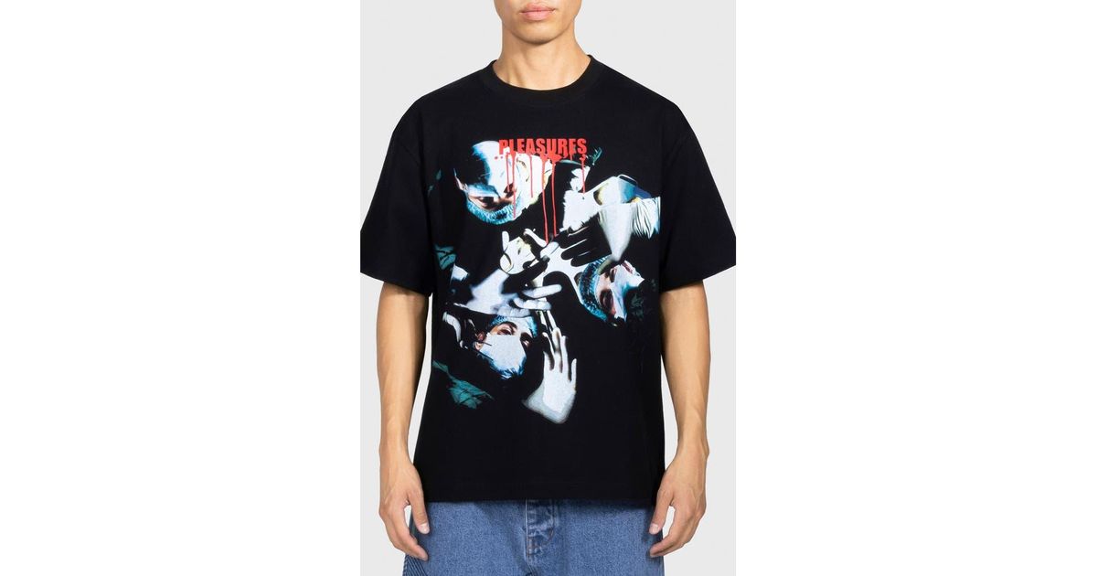 Pleasures Autopsy Heavyweight Graphic T-Shirt in Black for Men | Lyst