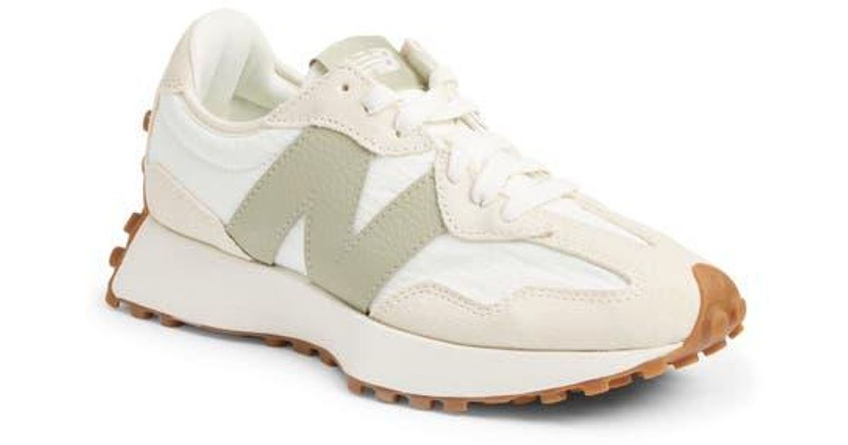 New Balance 327 Sneaker in White | Lyst