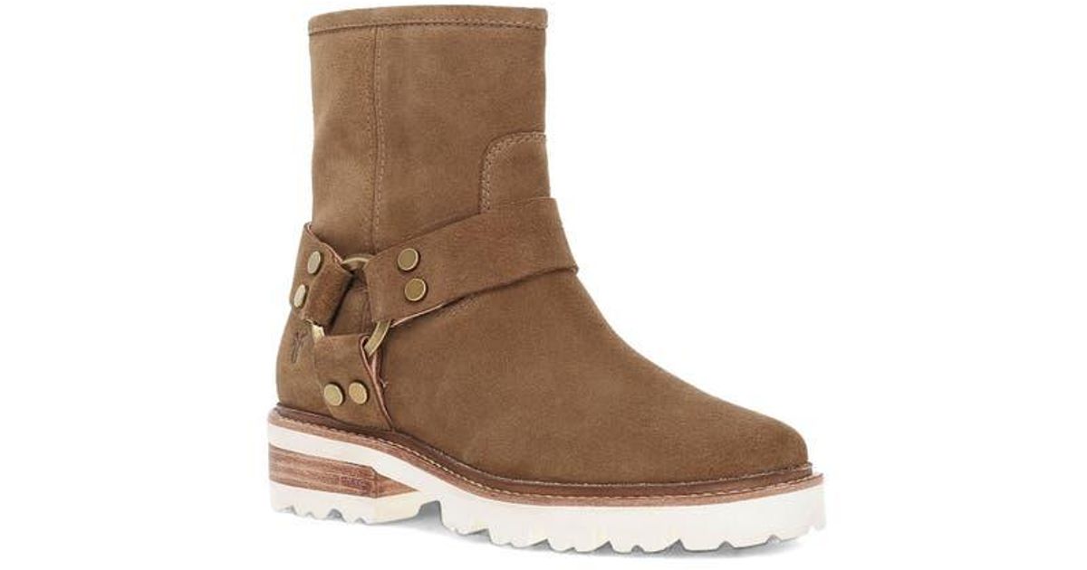 Frye Olivia Harness Boot in Brown | Lyst