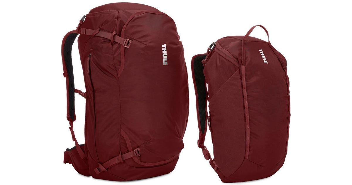 Thule Landmark 70-Liter Travel Backpack in Red for Men | Lyst