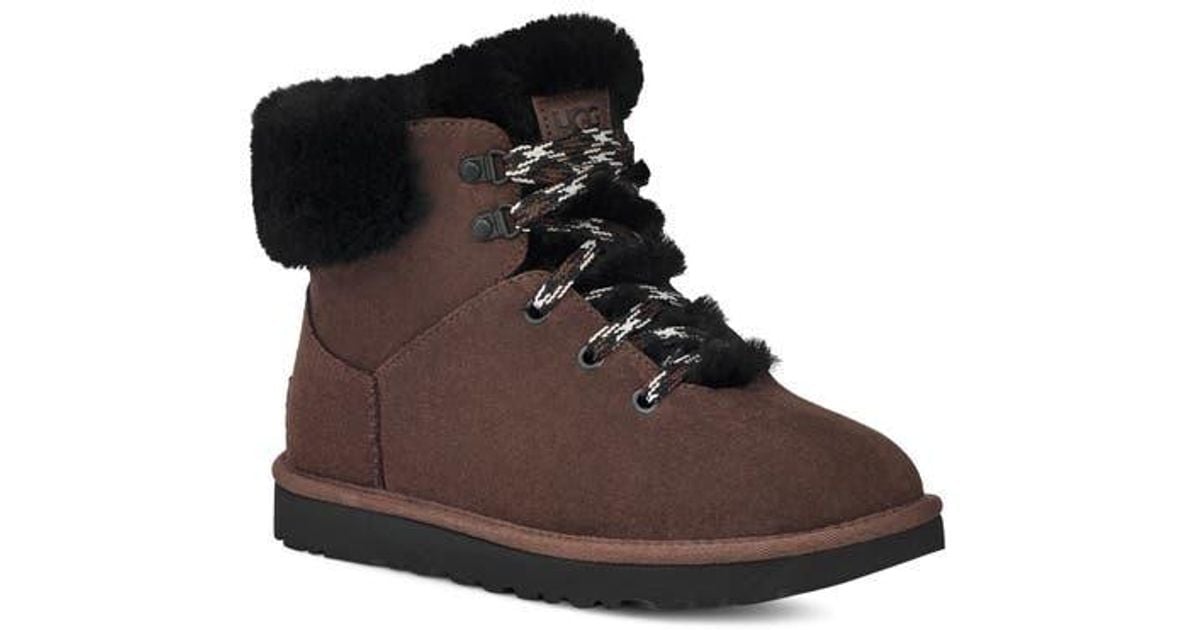 UGG Classic Mini Alpine Boot in Brown | Lyst