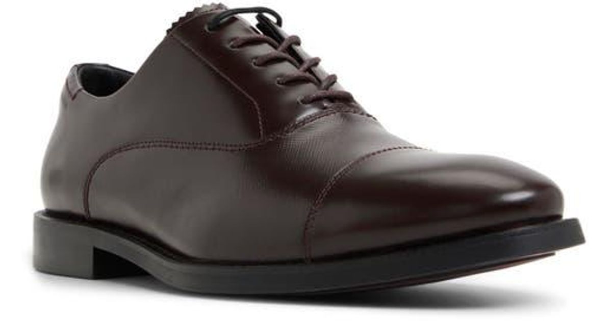 Ted Baker Cap Toe Oxford in Brown for Men | Lyst