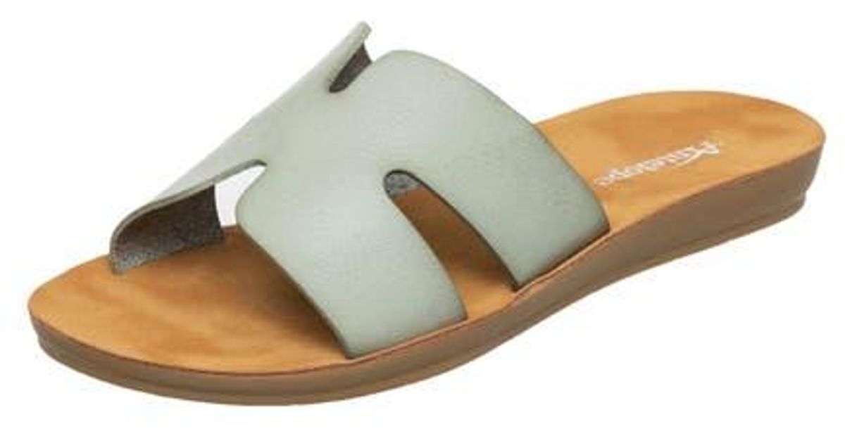 Antelope Bliss Corner Slide Sandal in White | Lyst