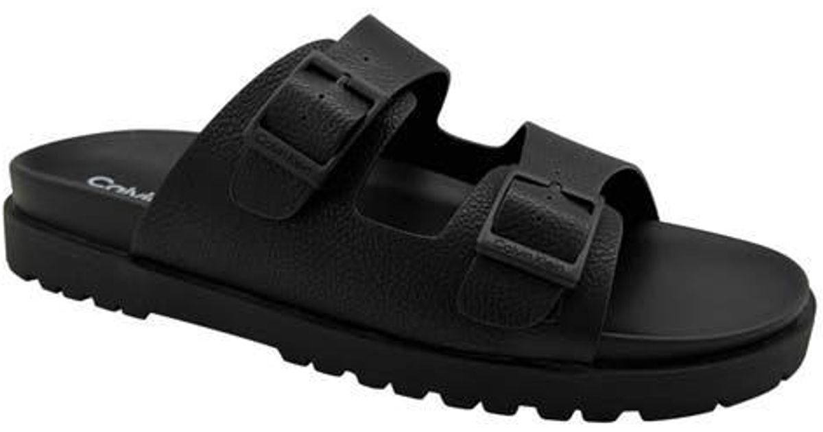 Calvin Klein Roose Grip Sandal in Black for Men | Lyst