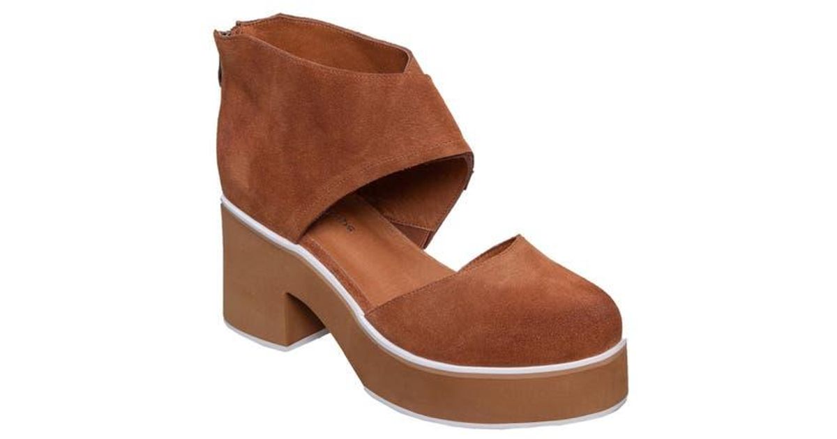 Antelope Iris Platform Clog Boot in Brown | Lyst
