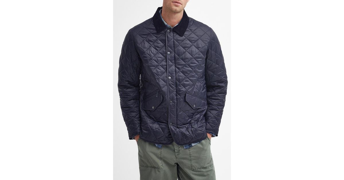 Barbour Mod Chelsea Quilted Jacket in Blue for Men | Lyst