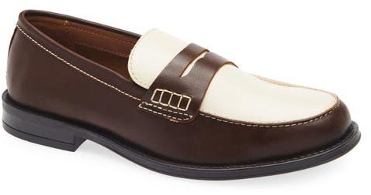 Steve Madden Draggo Penny Loafer in Brown for Men | Lyst