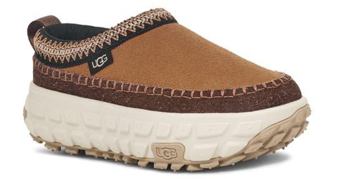 UGG Venture Daze Platform Indoor/Outdoor Slip-On Shoe in Brown for Men ...