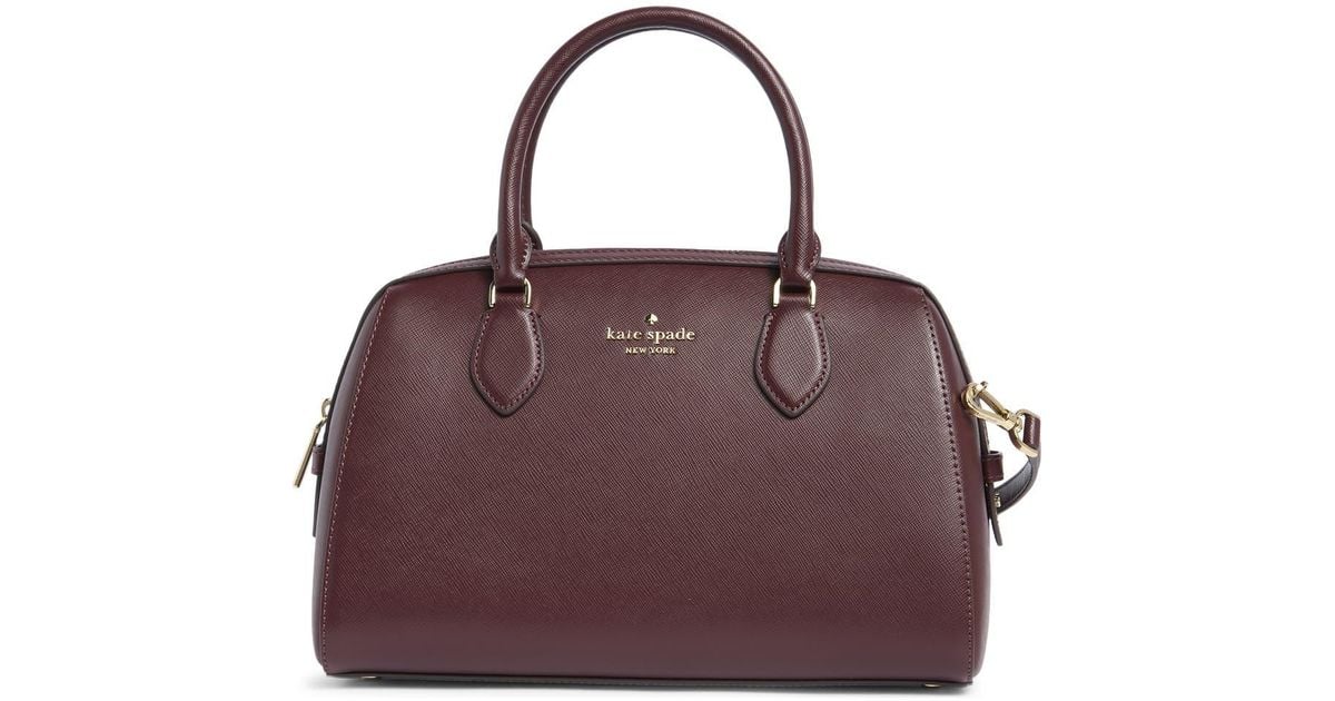 Kate Spade Madison Large Dolly Duffle Crossbody Bag in Purple | Lyst