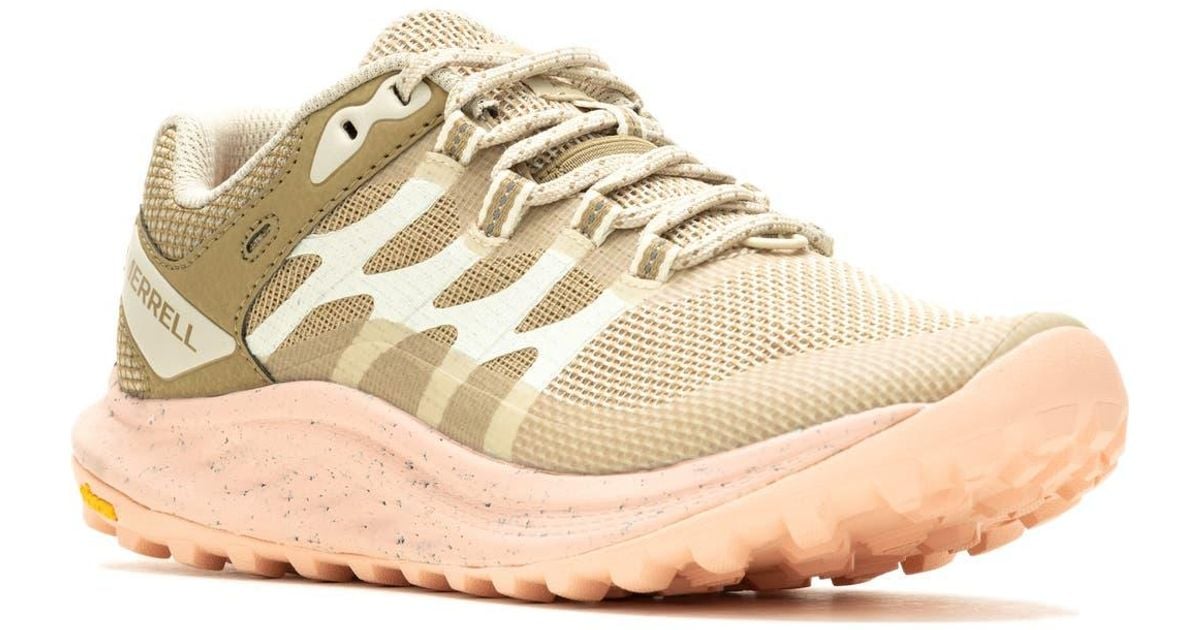 Merrell Antora 3 Trail Running Sneaker in Natural | Lyst