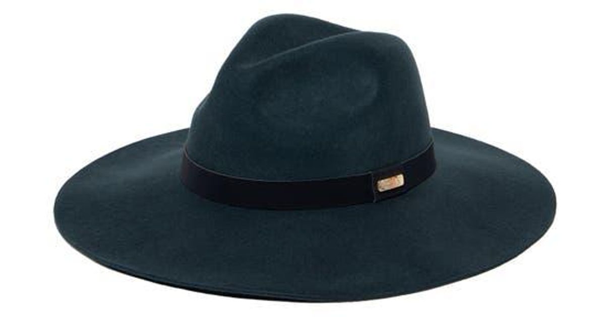 San Diego Hat X Trina Turk Wool Fedora in Blue | Lyst