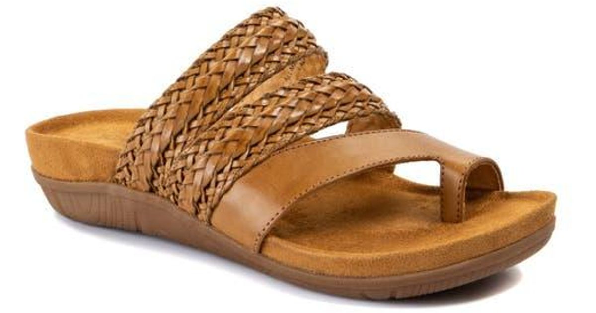 BareTraps Jonelle Strappy Sandal in Brown | Lyst