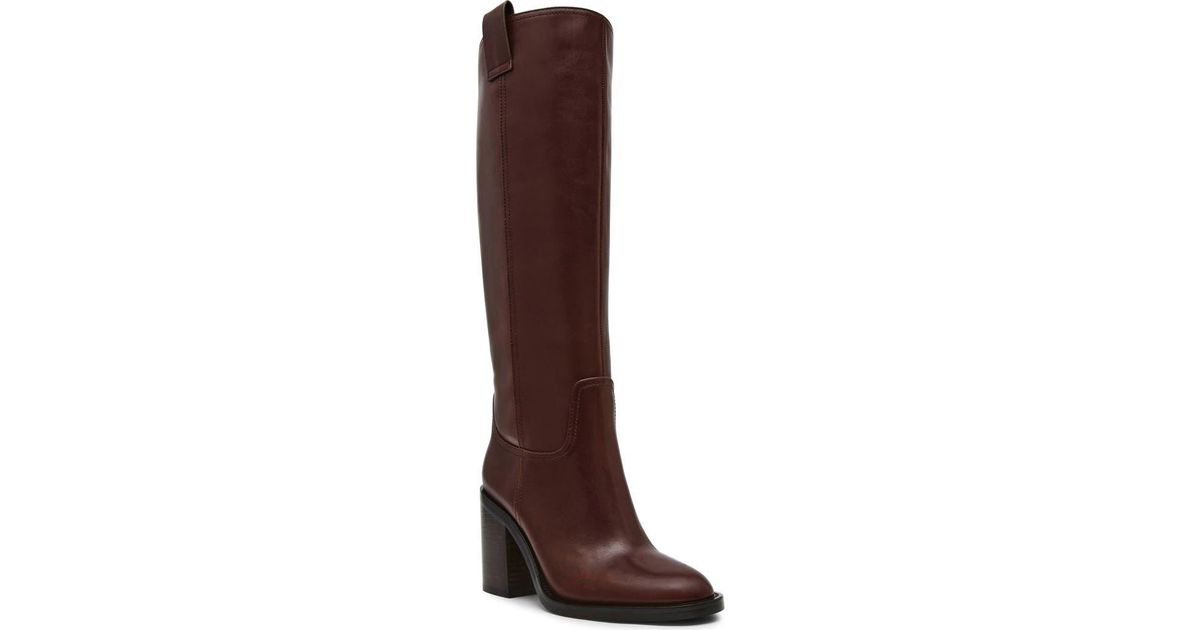 Steve Madden Posey Knee High Boot in Brown | Lyst