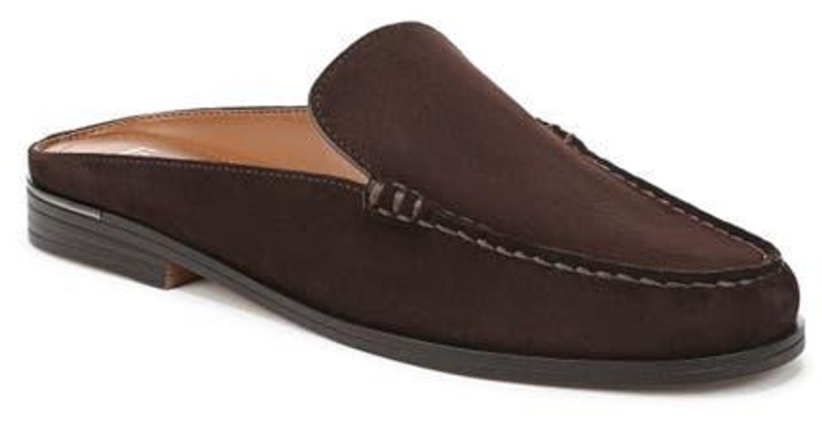 Franco Sarto Linda Moc Toe Mule in Brown | Lyst