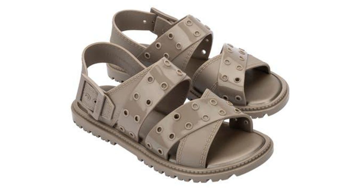 Melissa Lock Sandal in Natural | Lyst