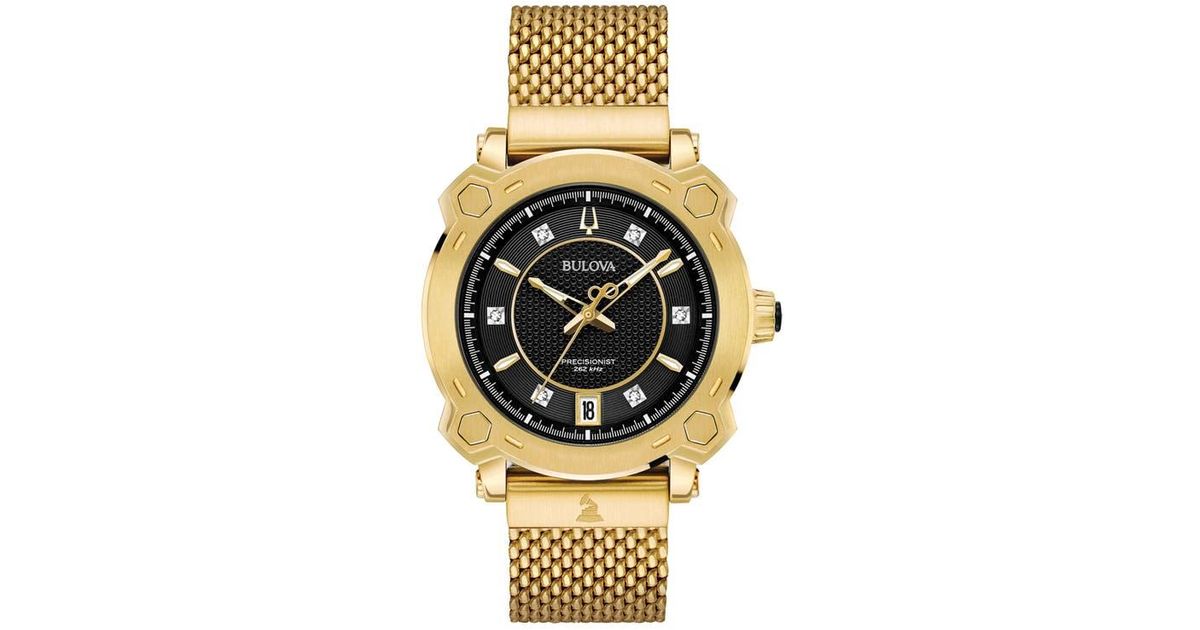 Bulova Precisionist Grammy Awards Edition Mesh Strap Watch, 38Mm X 10Mm ...