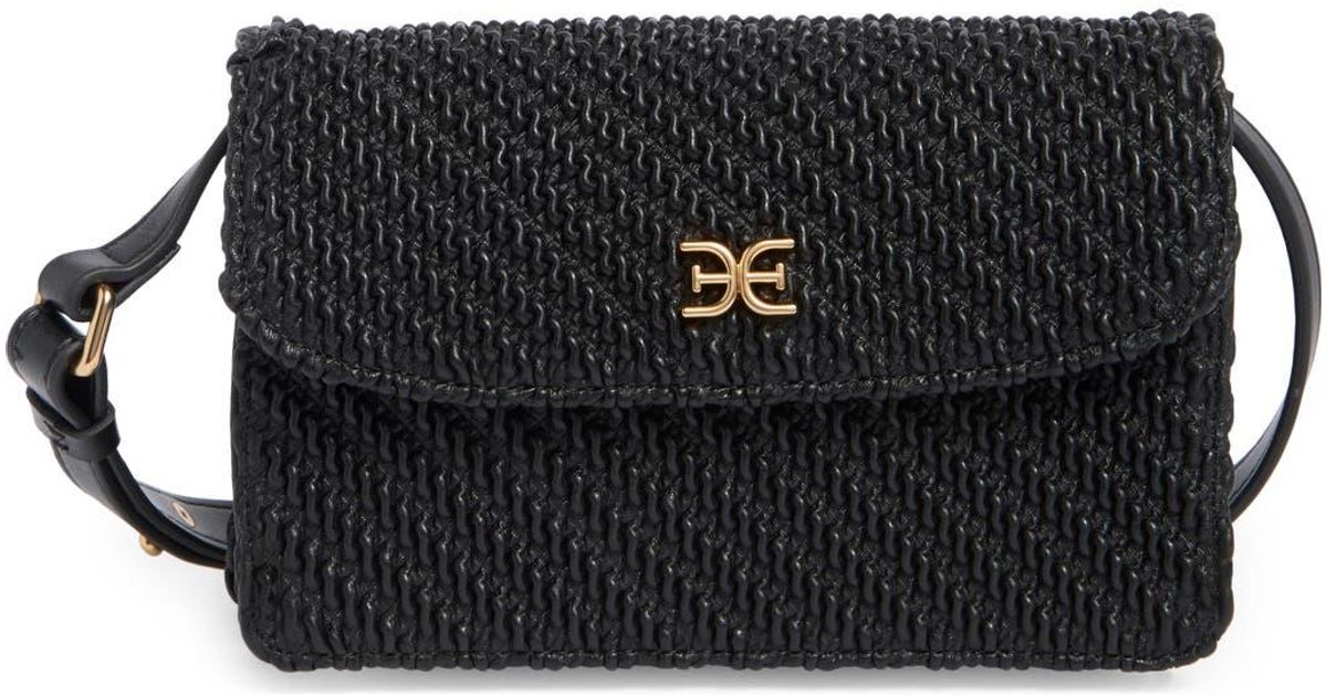 Sam Edelman Rowan Flap Shoulder Bag in Black | Lyst