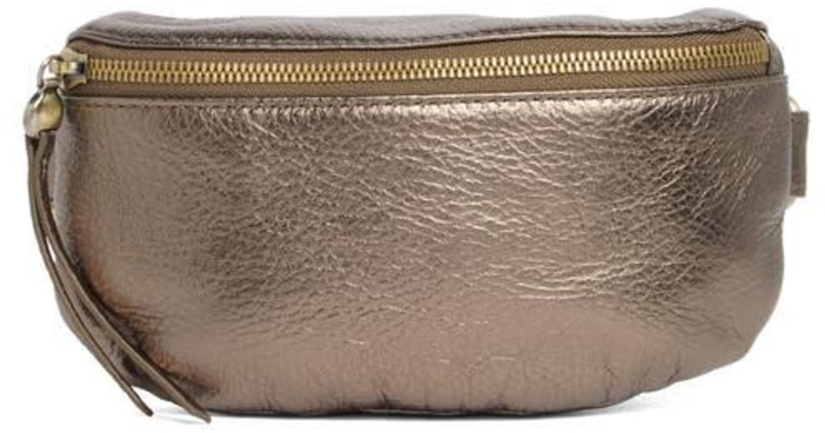 Hobo International Fern Leather Belt Bag in Gray | Lyst