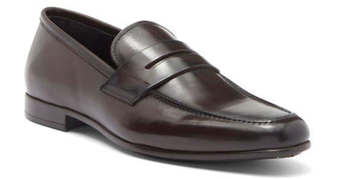 To Boot New York Merrill Penny Loafer in Brown for Men | Lyst