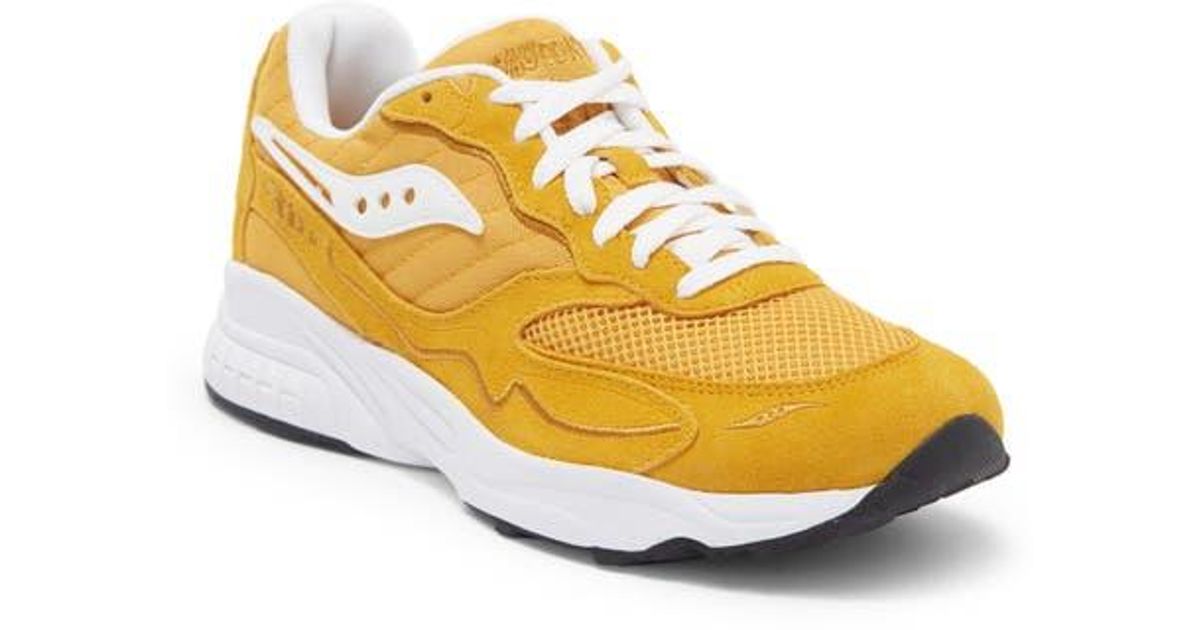 Saucony Retro Lifestyle Sneakers in Yellow for Men | Lyst