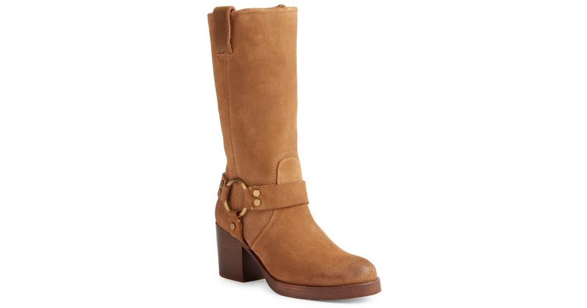 Frye Jean Harness Boot in Brown | Lyst