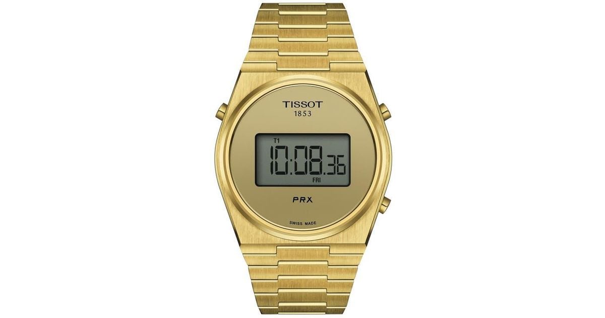 Tissot Prx Digital Bracelet Watch in Metallic for Men | Lyst