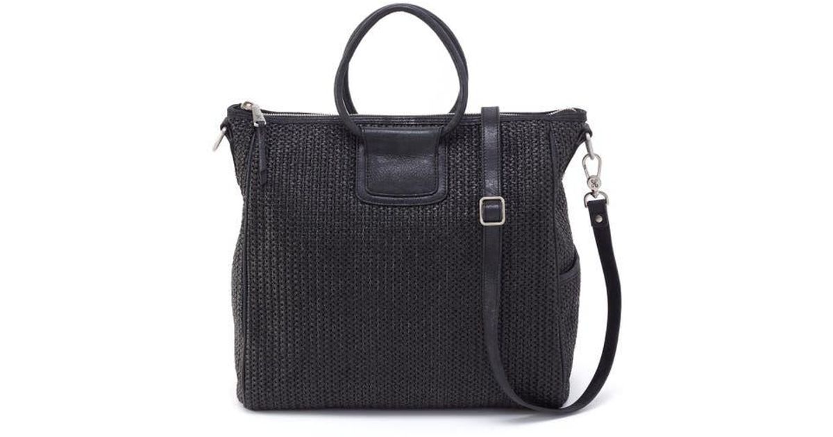 Hobo International Sheila Large Raffia Satchel in Blue | Lyst